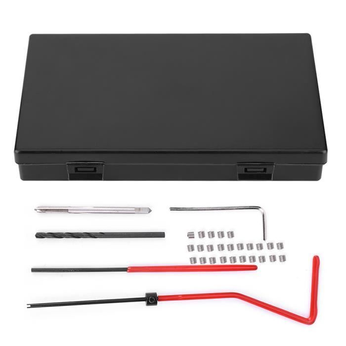 VBESTLIFE Kit de réparation de filetage 30 Pièces M2-M18 Kit de ...