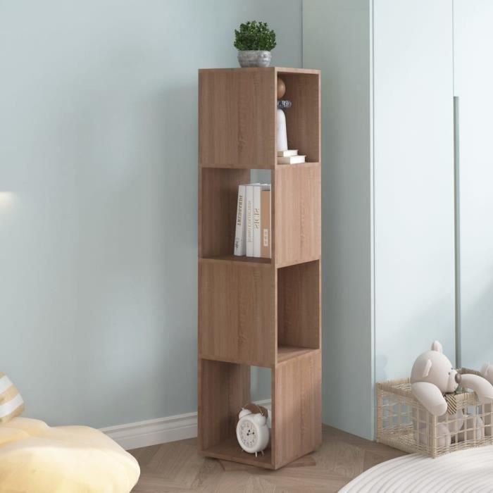 NOUVEAU MEUBLE RANGEMENT, MODERNE Armoire rotative Chêne Sonoma 34,5x34 ...