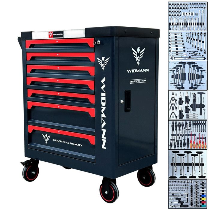 Servante d'atelier Widmann Tools Max edition TC7/7-GR Layers - GREY ...