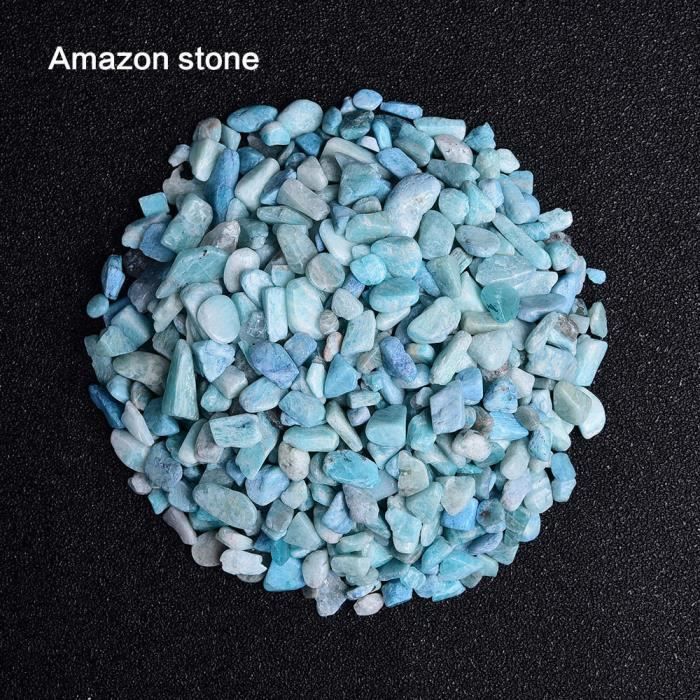 GALET,Amazon stone-50g--Cailloux en cristal et quartz en vrac multi usage,pierres précieuses ...