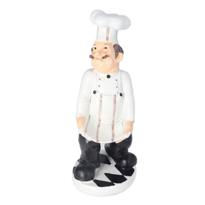 ZIU Figurine de chef Statue de Chef tablier de Style Rural américain Statue de décor de Chef ...