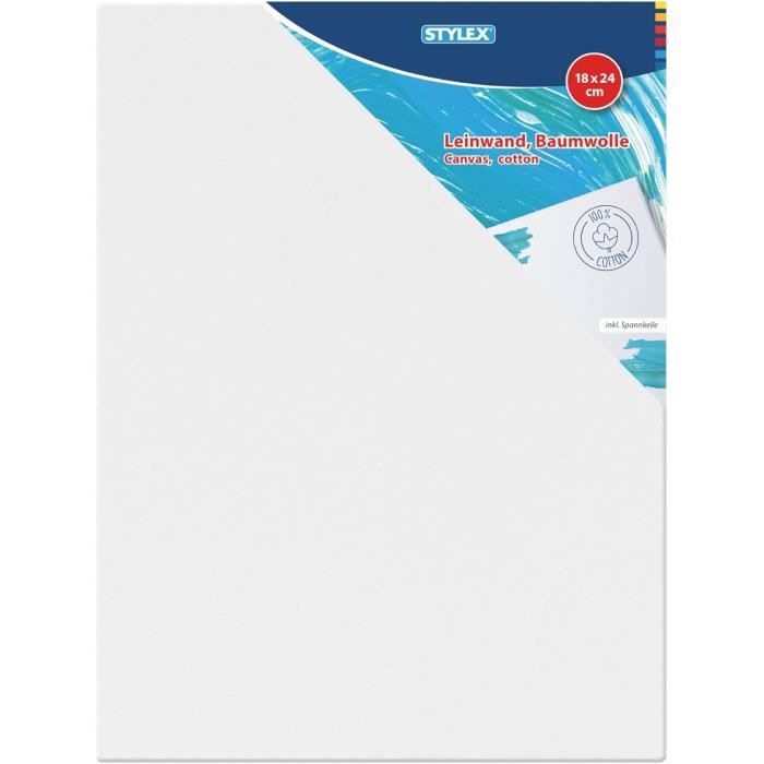 28633-P6 Lot De 6 Cadres Avec Toile 100% Coton Apprêtée Et Agrafée Pour ...