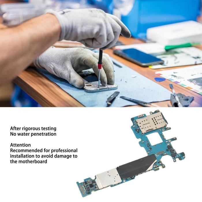 Pour S8 + Carte Mère pour S8 + Déverrouiller la carte mère 64 Go PCB ...