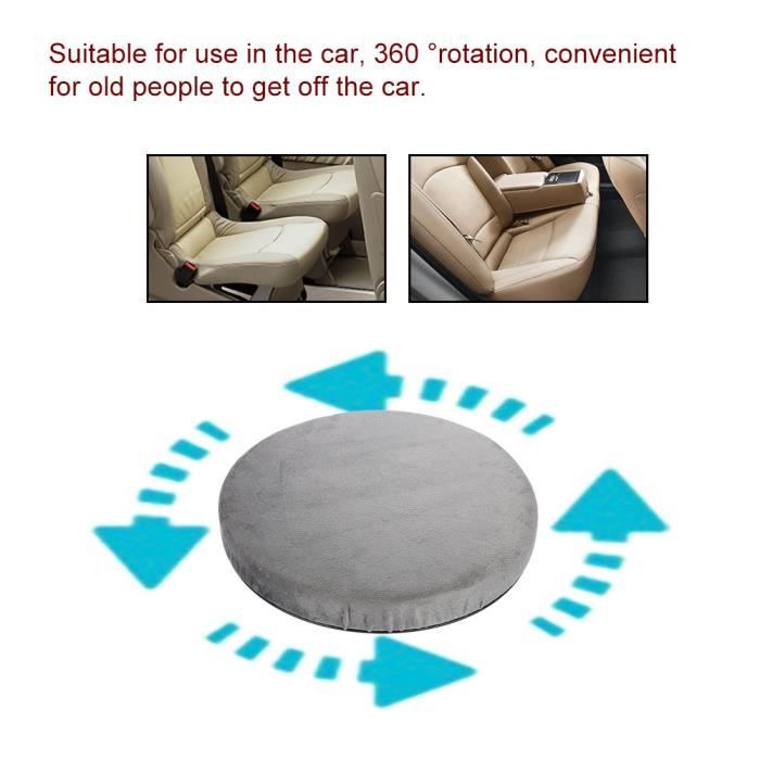 Coussin de siège pivotant - AYNEFY - Rotatif - Antidérapant ...