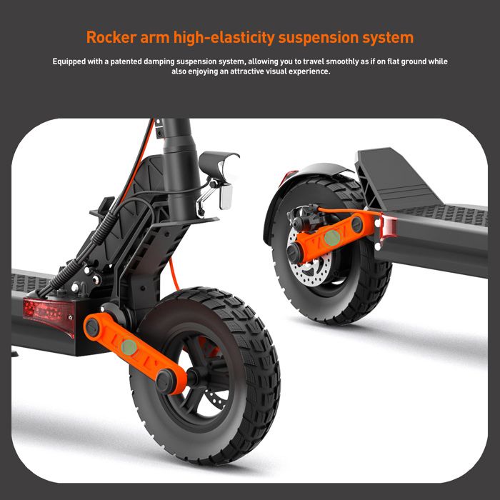 VANKEL S8 Trottinette Électrique Pliable – Moteur 600W – Batterie 48V ...