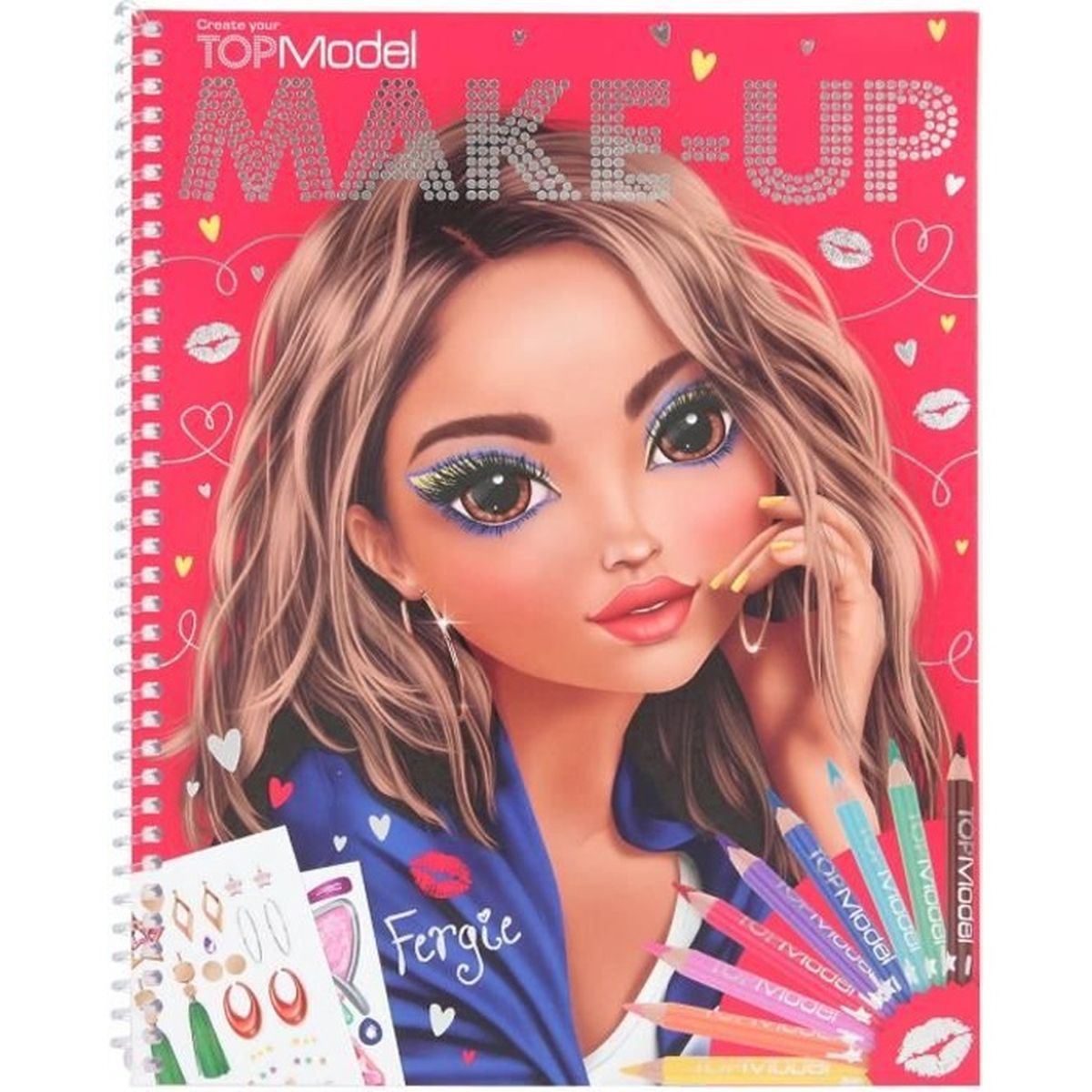 Album coloriage TOP Model modèle visages make up Fergie - Cdiscount ...