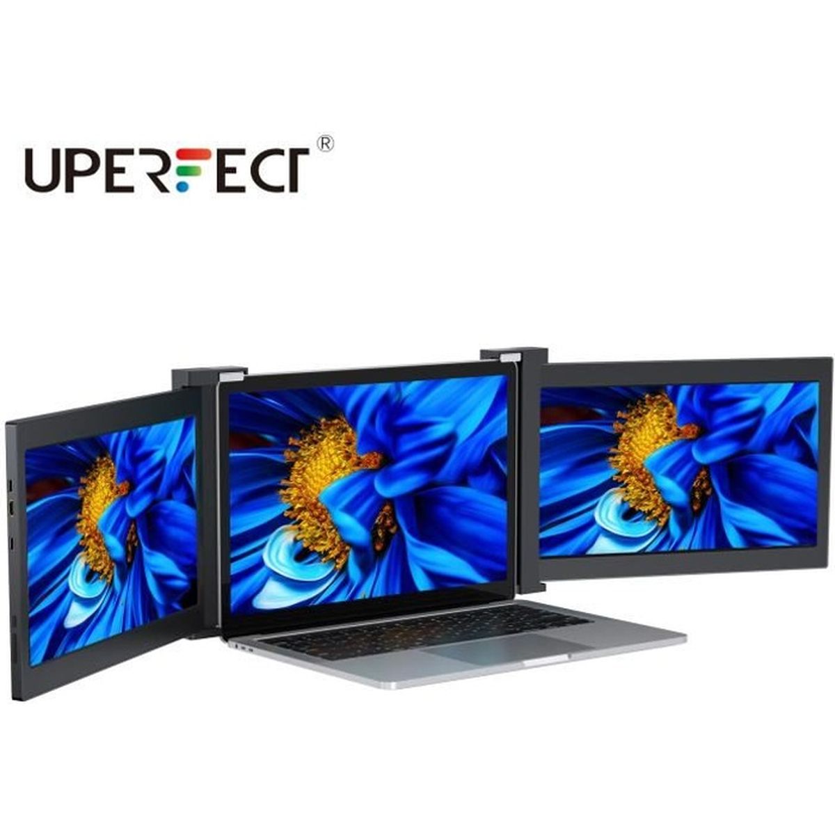 Ecran Portable Double Triple Moniteur 2 x 14" 1080P Pour Ordinateur PC ...