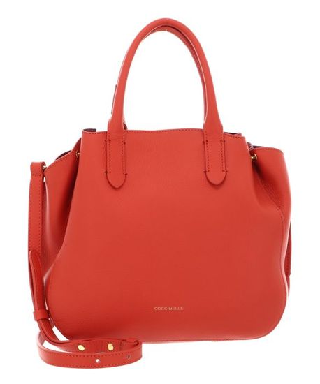 COCCINELLE Sac à main orange en cuir pour femme - Coccinellesoft Wear ...