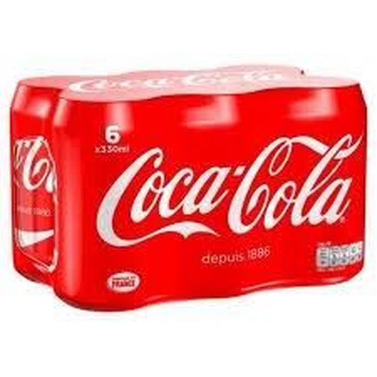 COCA COLA Canettes - 6 x 33 cl - Cdiscount Au quotidien