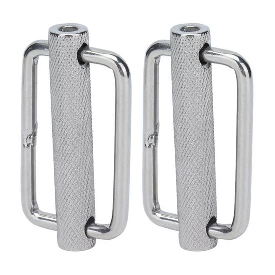 Boucle coulissante - EJ.LIFE - 2 pièces - Acier inoxydable - Réglage ...