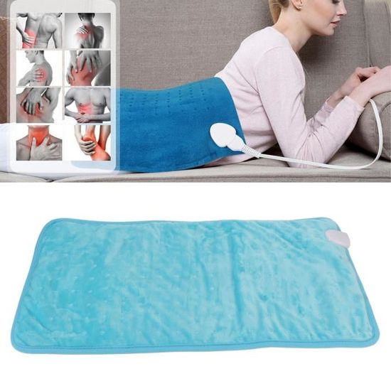 YAPP Coussin chauffant électrique avec minuterie à 9 modes de vitesse ...
