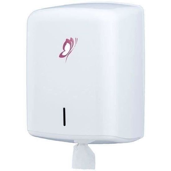 Distributeur essuie-main GLOBAL HYGIENE - Dévidoir central - Cdiscount ...