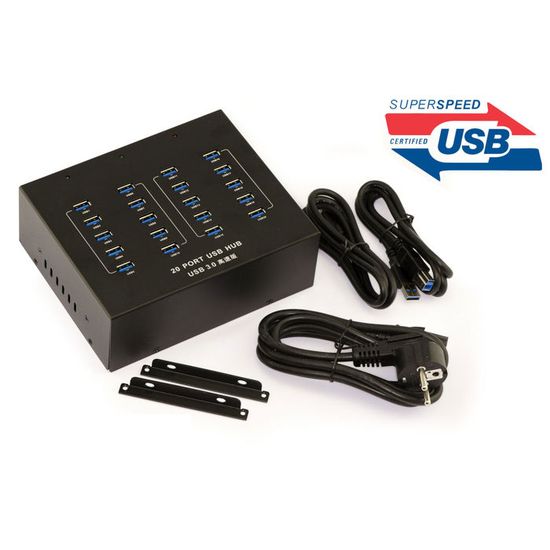 KALEA-INFORMATIQUE HUB INDUSTRIEL / STATION DE CHARGE USB 3.0 - 20 ...