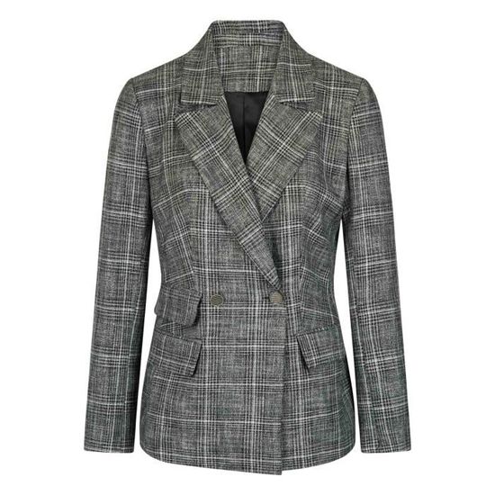 Blazer coton cintré Morgan gris Anthracite - Cdiscount Prêt-à-Porter