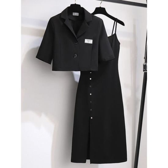 Robe,Ensemble Blazer et pour femme, tenue de bureau élégante, grande ...