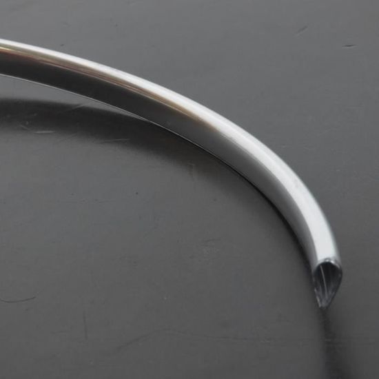 Jonc en plastique chromé de poutre centrale 10.5x6.5mm x 60cm pour ...