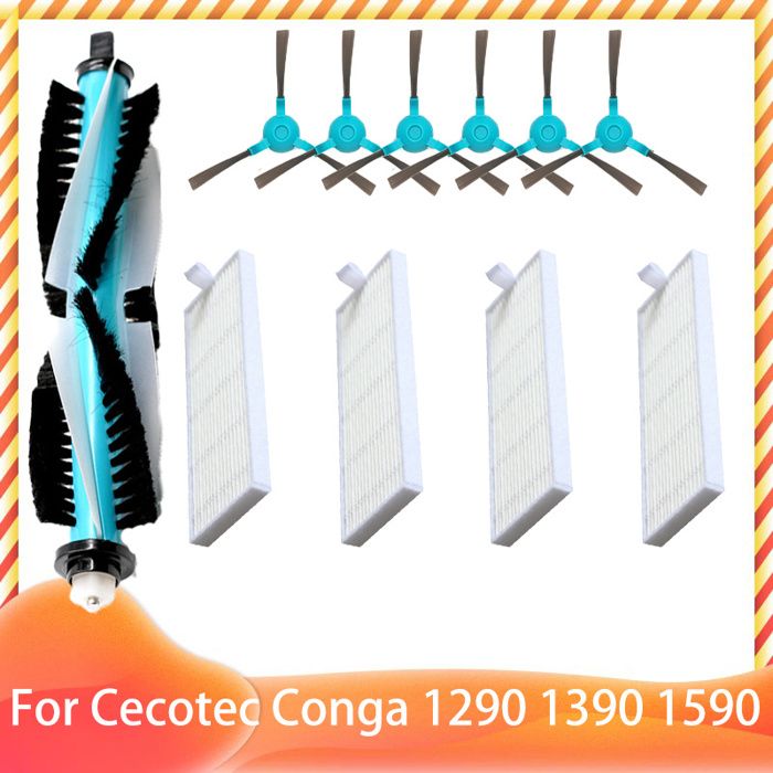 Pièce entretien sol,Совместимо с роботом-пылесосом Cecotec Conga 1290 ...