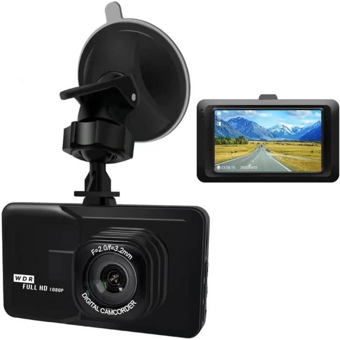 CAMERA EMBARQUEE Voiture 1080P 3 Pouces Camra de Voiture Grand Angle de ...
