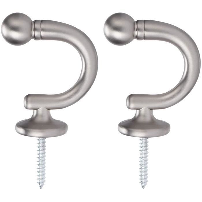 Embrasses à Rideaux Crochets Retenues de Draperie de Rideau2 Pièces ...