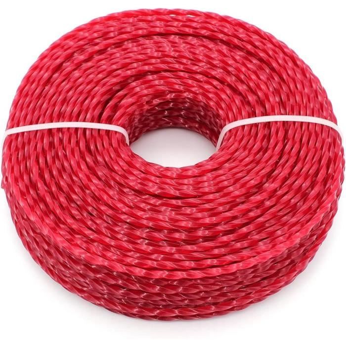 Fil De Débroussailleuse, Fil De Nylon Tondeuse De 3,0 Mm, Ligne De Rechange Pour Pelouses ...