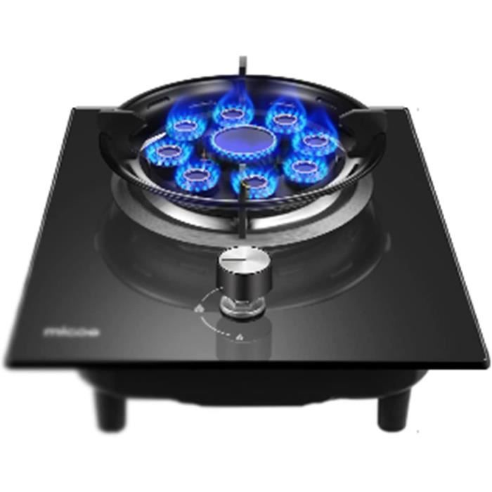 Cuisinière À Gaz Encastrable 30 Cm, Brûleur Wok À Anneau De Feu À 9 Cavités, Cuisinière À Gaz ...