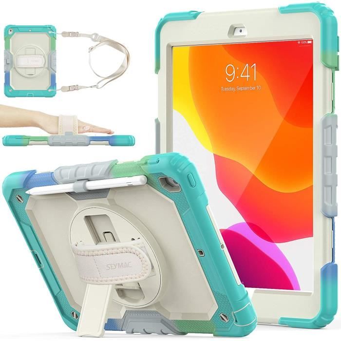 Coque Ipad 9Eme-8Eme-7Eme Generation 10,2 Pouces, Coque Antichoc Ipad ...