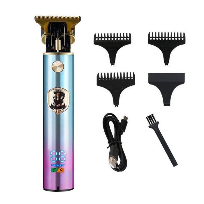 Tondeuse multi-usages,tondeuse électrique T9 à affichage numérique pour barbe,rasoir à tête de ...