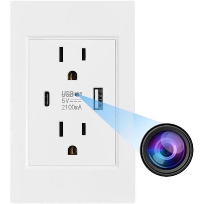 Mini Caméra 4K Base De Prise Standard Caméra Ip Sans Fil Surveillance À ...