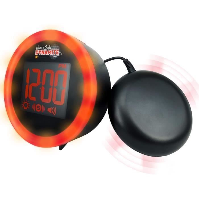 Réveil Vibrant Pour Personnes Sourdes Avec Alarme Bruyante De 95Db Et ...