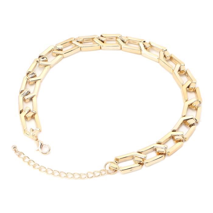 Chaîne de rappeur - DILWE - Or - Taille réglable - Métal - Mixte Or ...