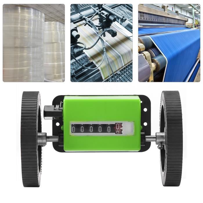 Compteur de longueur mécanique - FDIT - JM316 - 6 chiffres - Vert ...