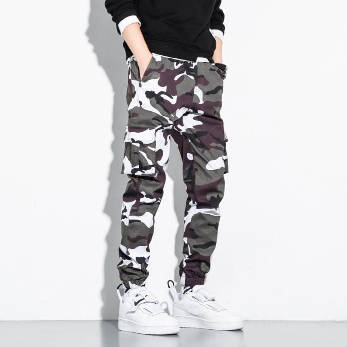 Pantalon de jogging - Cargo de Camouflage pour Homme Survêtement White - Cdiscount Prêt-à-Porter