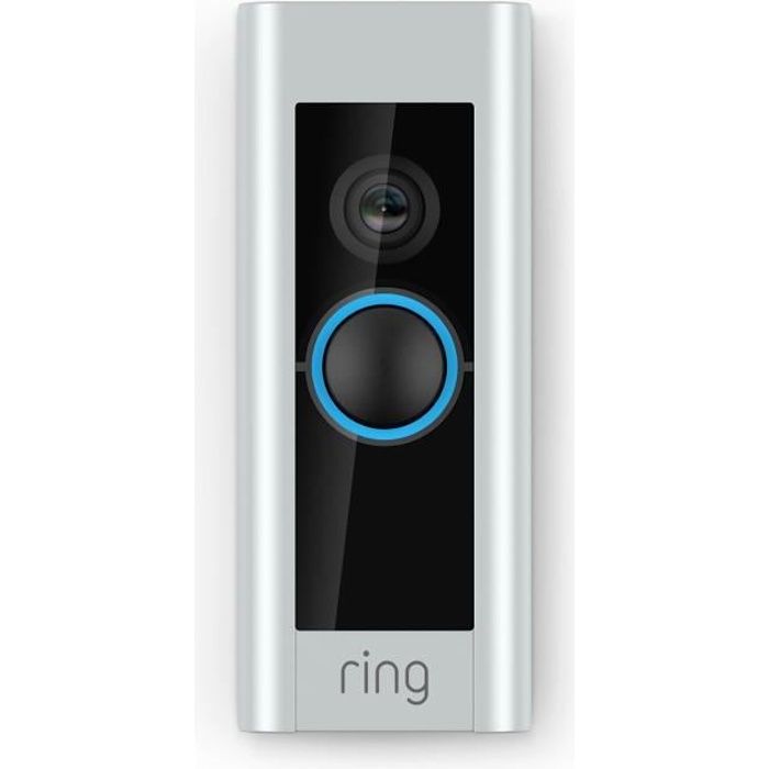 RING Visiophone HD Doorbell Pro - Gris et noir - Cdiscount Bricolage