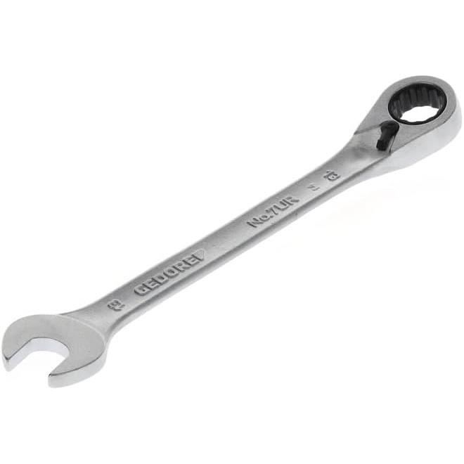Clé À Fourche Avec Cliquet, Réversible, Taille 13 Mm, Coudée, 12 Pans ...