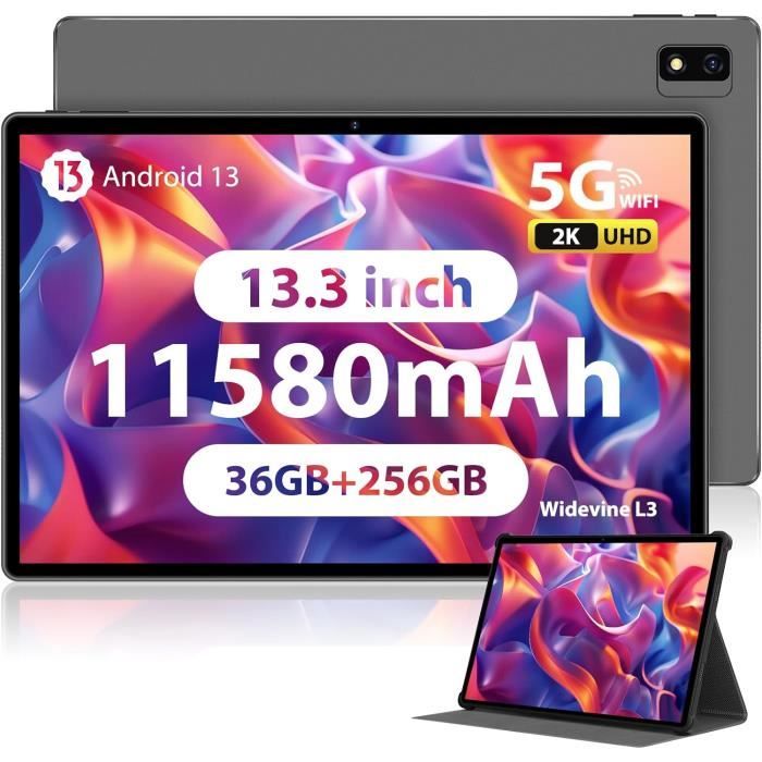2K Tablette 13,3 Pouces E 5G Wifi, Incell 2000 * 1200, 11580Mah, 36Gb ...
