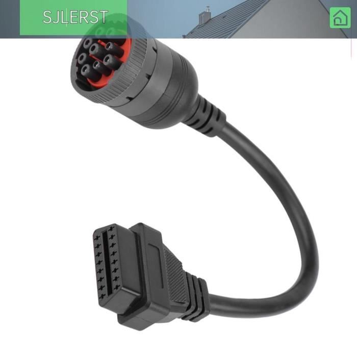 Câble Adaptateur pour Outil de Diagnostic de Camion, Matériau PVC pour le Diagnostic Automobile ...