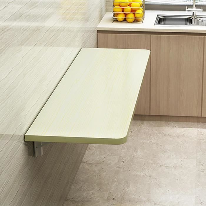 Table Pliante À Abattant Mural, Table Abattante Fixée Au Mur, Bureau ...