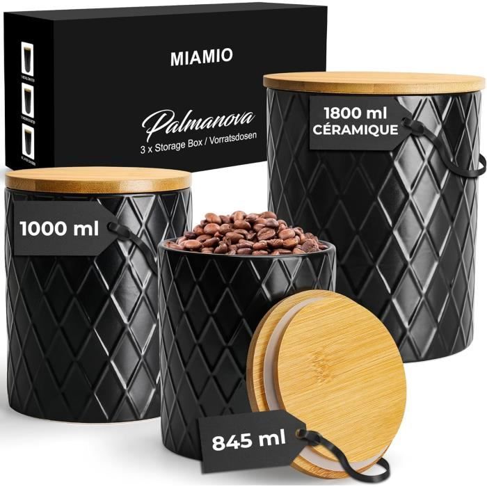 Set De 3 Boîtes De Conserve Pour Le Comptoir De Cuisine, Boîte De ...