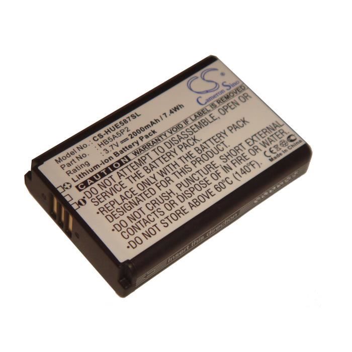 Batterie LI-ION 2000mAh pour HUAWEI E587 4G, E587 4G Mobile Hotspot ...