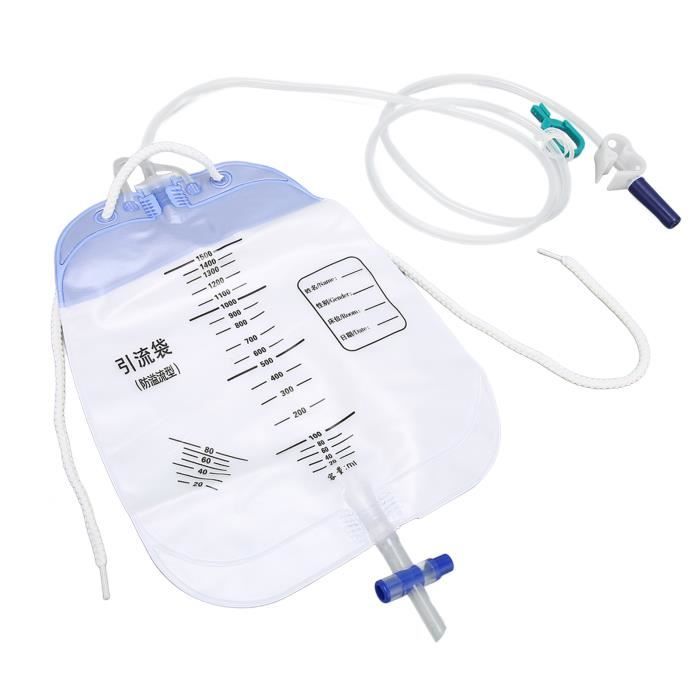 Sac collecteur d'urine en PVC - VVIKIZY - 5 pièces - Capacité 1500 ml ...