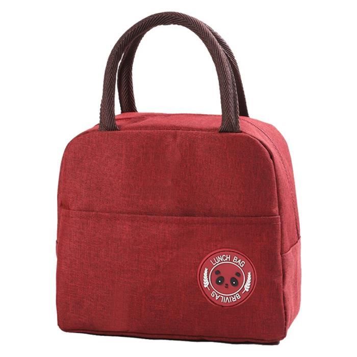 LUNCH BOX,red--Sac à déjeuner isotherme pour femmes et enfants, sac ...