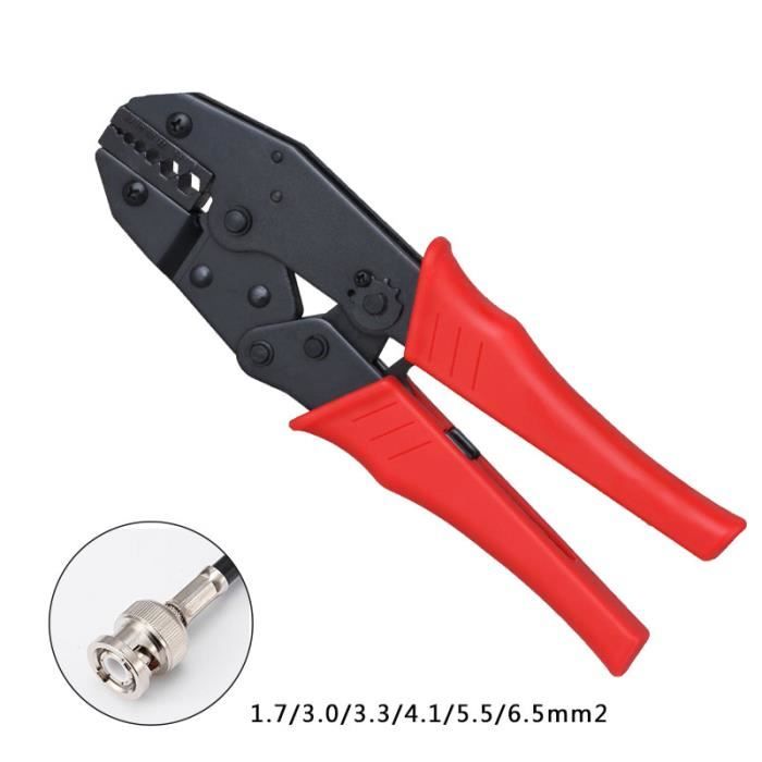 PINCE DE SERRAGE,WX-456H Plier--Pince à sertir pour câbles coaxiaux, RG55, RG58, RG59, RG62 ...