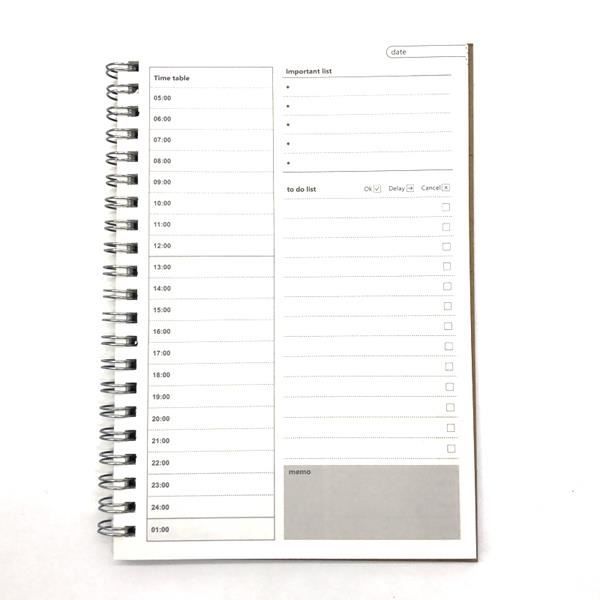 CARNET DE NOTES,Daily planner--Cahier À Spirale De Format A5, Carnet ...