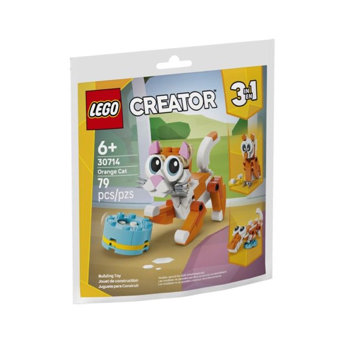 LEGO Creator 3 en 1 Chat Orange – 30714 - Cdiscount Jeux - Jouets