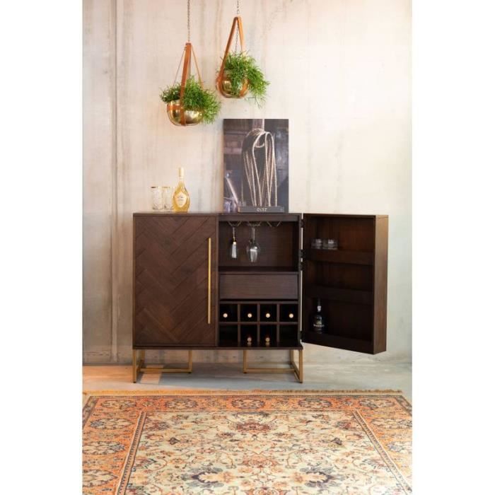 Meuble Bar Vinothèque Class Bahut de Rangement Dutchbone Design ...