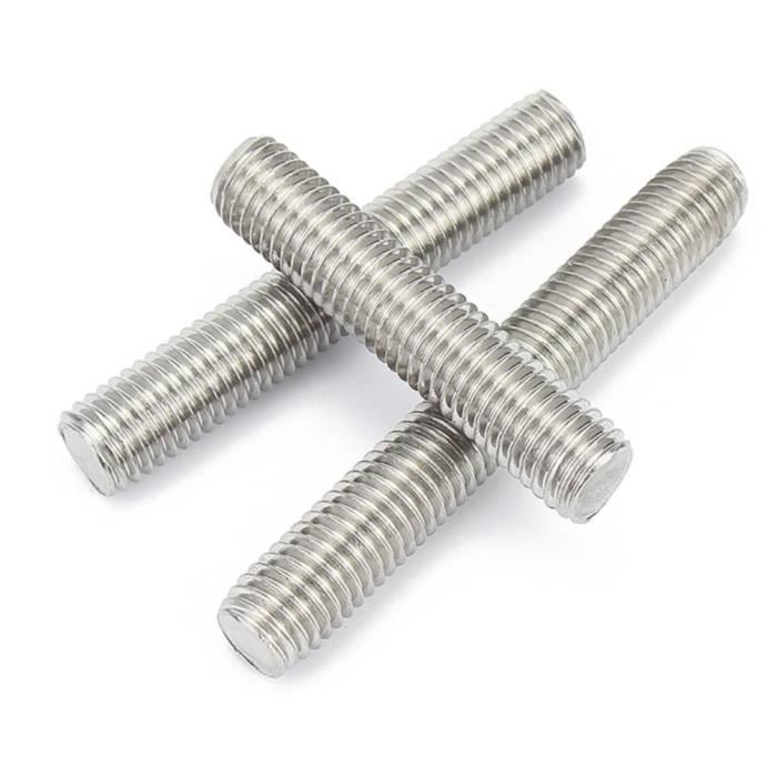 Tige Filetée M10 Bar Tige Entièrement Filetée Acier Inoxydable Goujons ...