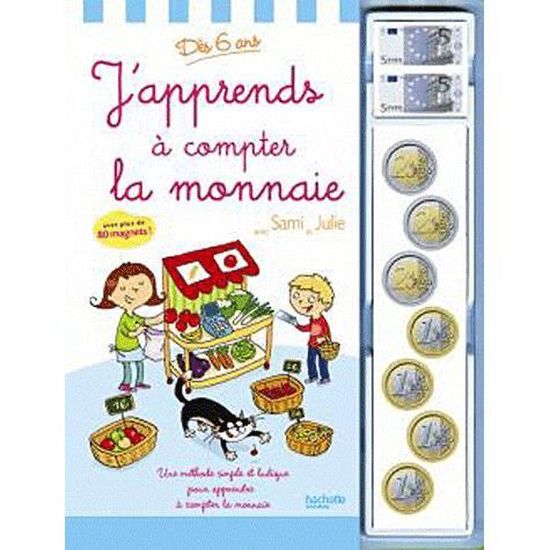 J'apprends à compter la monnaie avec Sami et Julie - Cdiscount Librairie