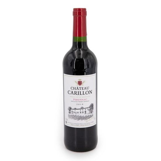 Vin rouge de Bordeaux Fronsac AOC 2018 75cl CHATEAU CARILLON - La cave ...
