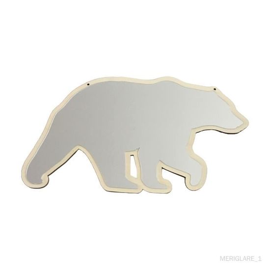 Enfants miroir en bois miroir dessin animé sécurité incassable miroir ...
