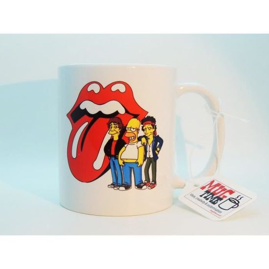 (Tm)-Rolling Stones Simpsons-Simpsonised-Rock-Musique-Mick Jagger-Keith ...